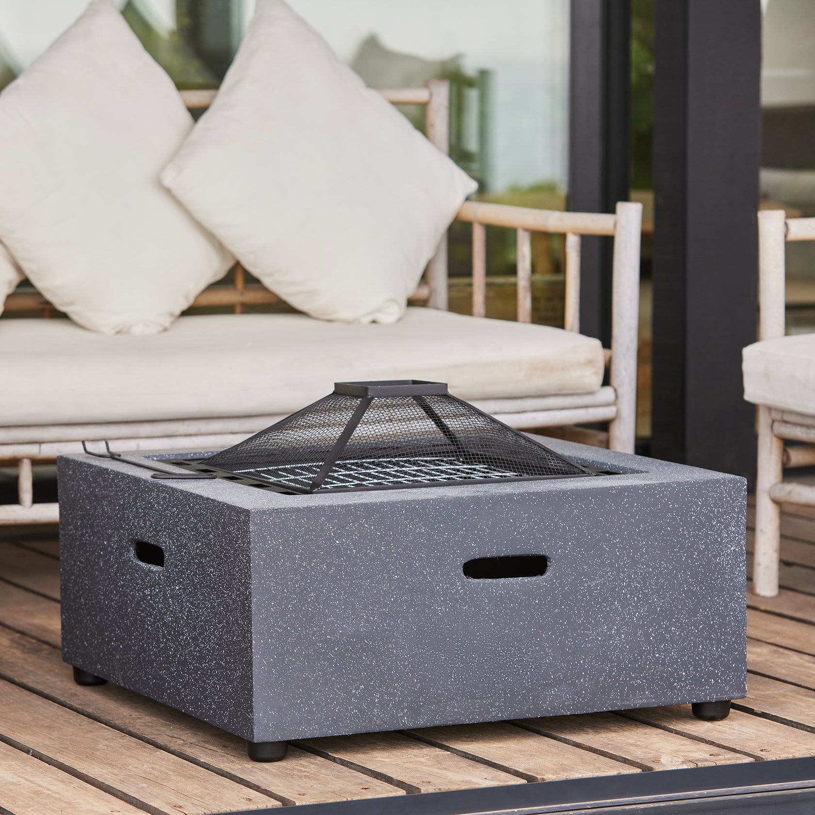 Fogon Cuadrado Stone – Relan CL